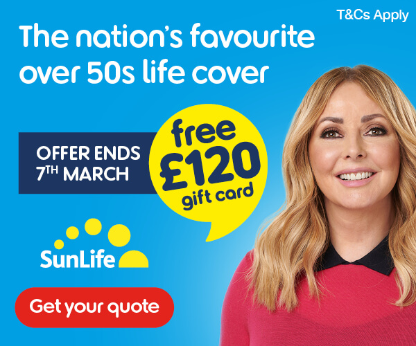 Sun Life Over 50 Plan Review 2023 - £120 Cash Gift